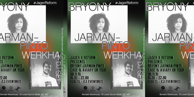 Jäger x Reform Presents: Bryony Jarman-Pinto, Cage& Aviary UK Tour ...