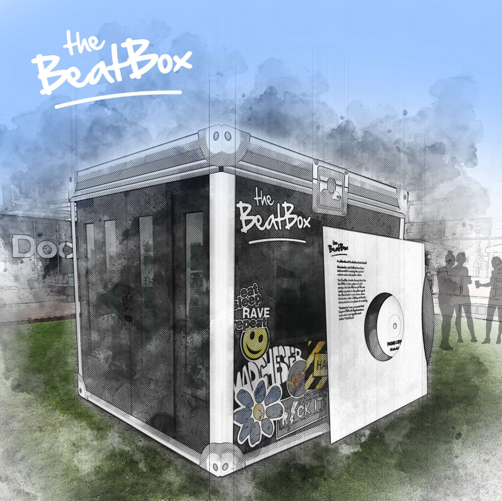 Box on the Docks arrives at MediaCityUK - First Look! - About Manchester