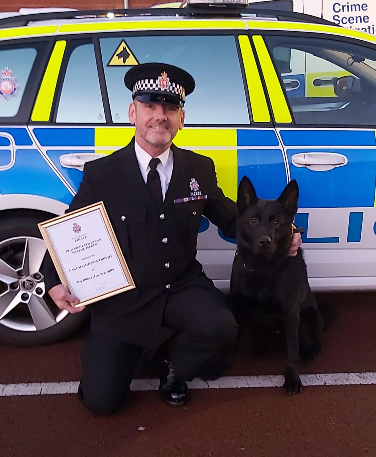 GMP officer's hard work fetches him the Gary Mathieson Dog Handler of ...