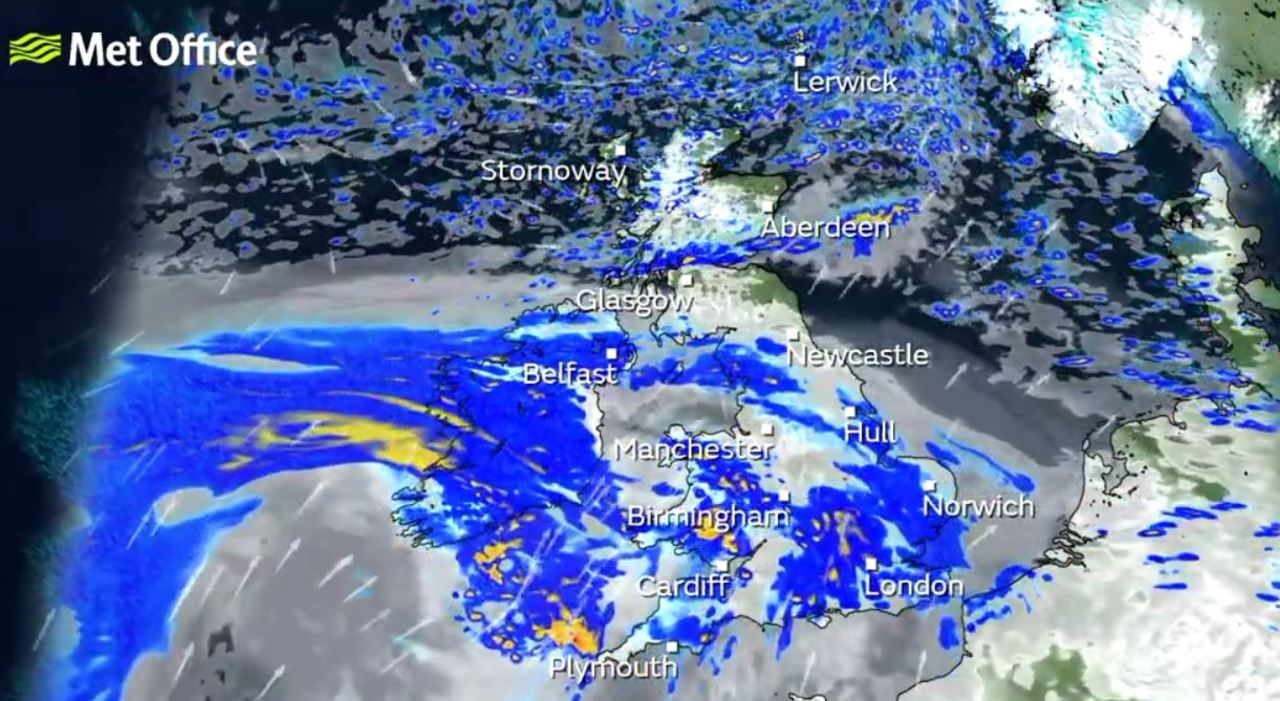 Warning of heavy rain and potential flooding as storm Christoph ...