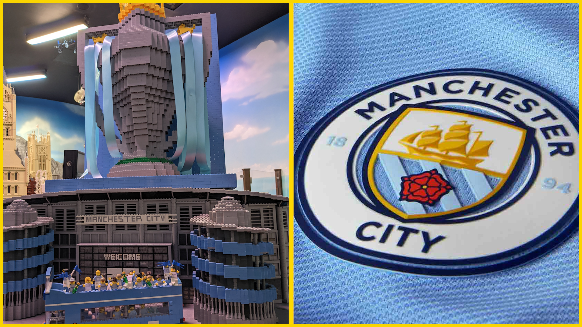 Legoland Discovery Centre Manchester celebrate Manchester City FC's ...