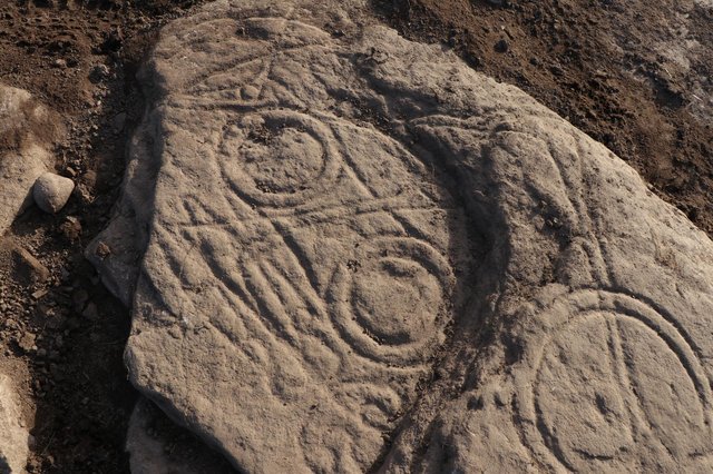 Stone me! Rare Pictish symbol stone found near potential site of famous ...