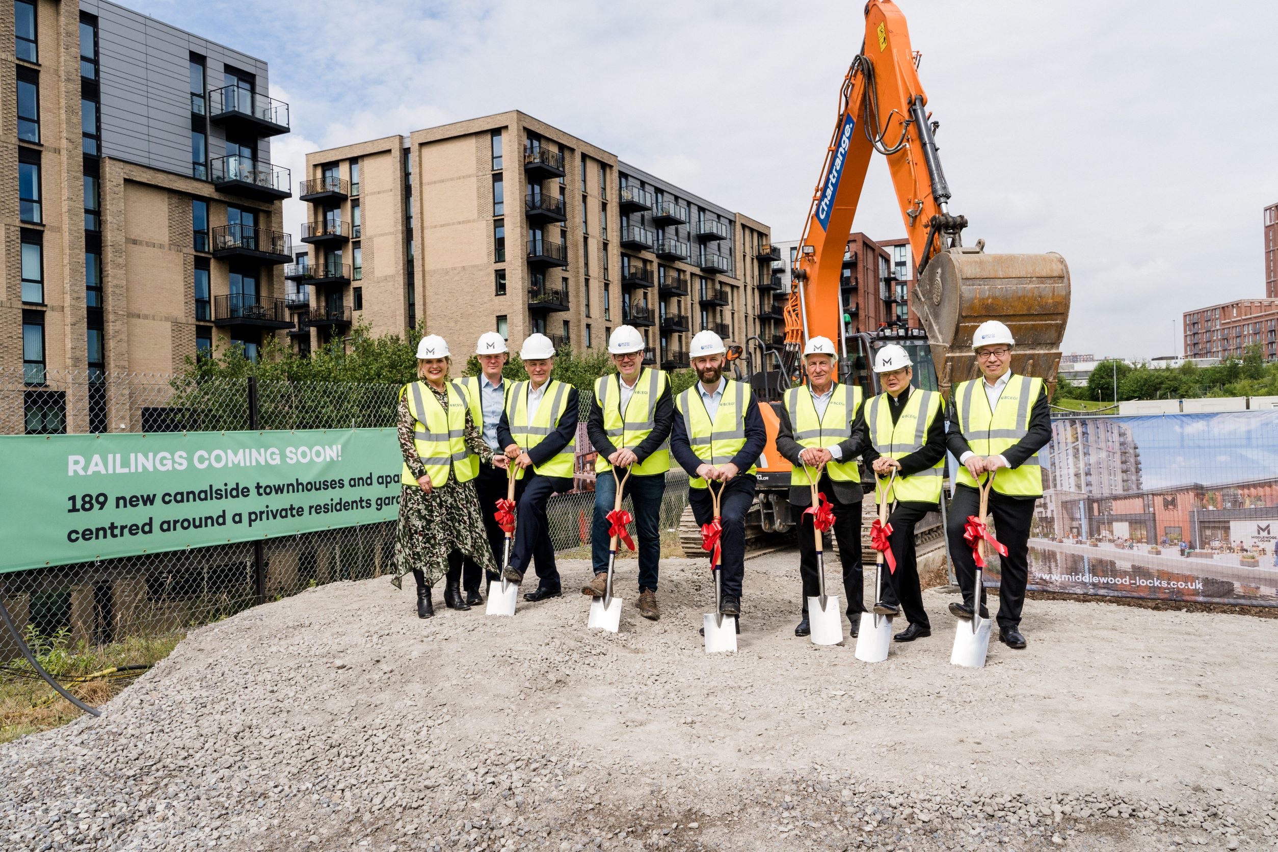 Officials gather for groundbreaking as Phase 3 of Middlewood Locks ...