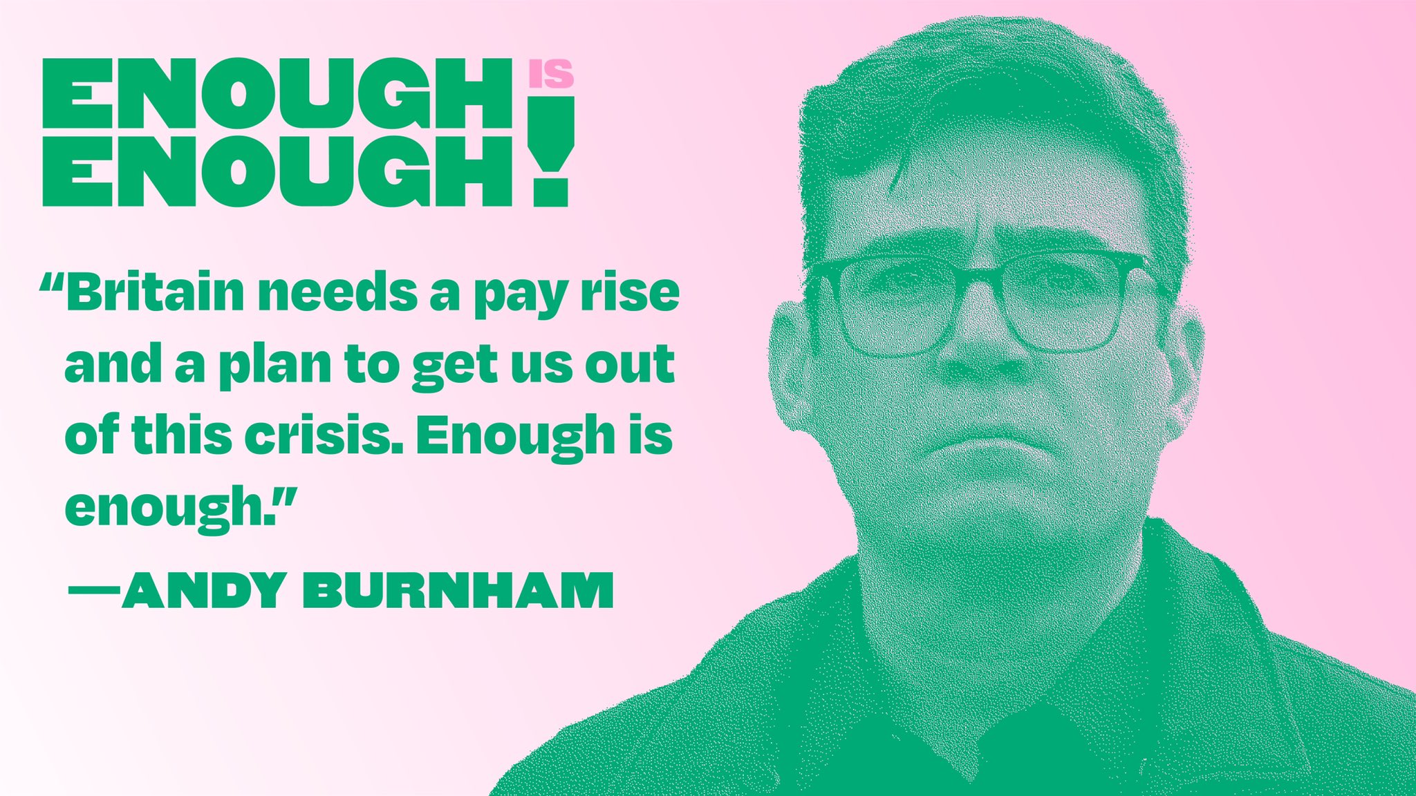 Burnham puts his support behind Enough is Enough Campaign - About ...