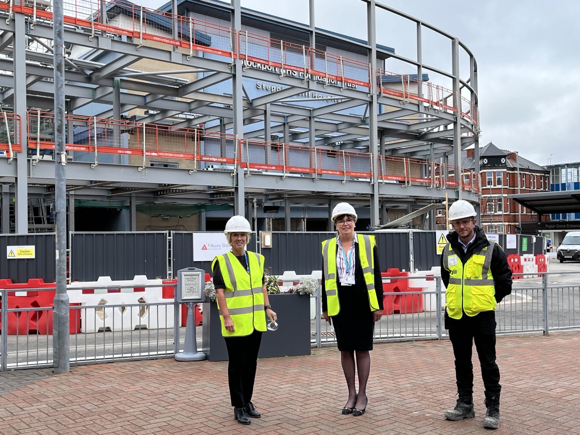 Building progress on Stepping Hill Hospital’s new Emergency and Urgent ...