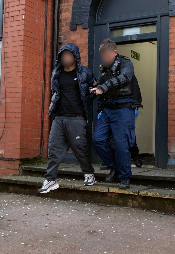 Dawn raids across Greater Manchester see ten arrested for modern ...