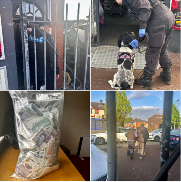 Two arrested as police raid premises in Cheetham Hill and Prestwich ...