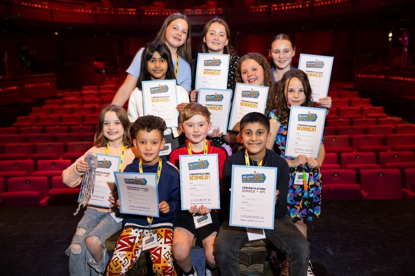 Greater Manchester children perform their winning poems on the Lowry ...